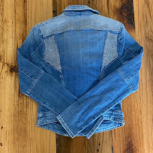 Guess | Jackets & Coats | Guess Denim Jacket With Zipper Detail | Poshmark